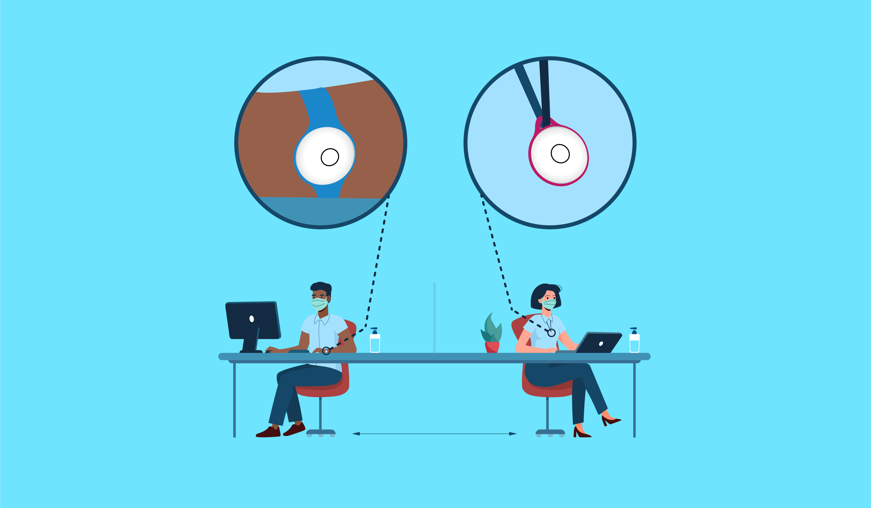 Protecting Business with Contact Tracing, Social Distancing Technology